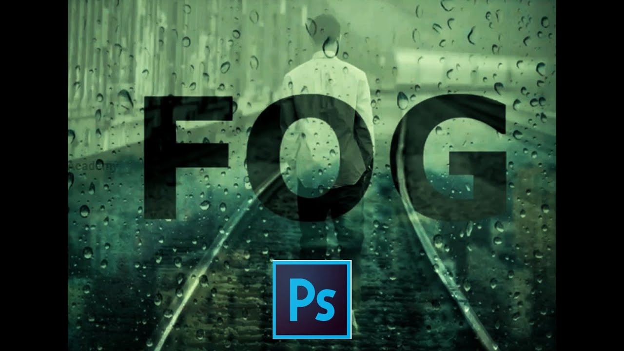 Rain Text-How to Write on a Foggy, Rainy Window Pane-Photoshop - YouTube