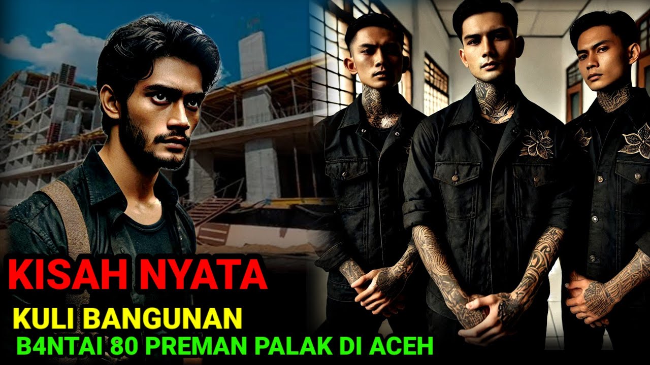 KISAH NYATA KULI BANGUNAN MEMBARA KEPADA 80 PREMAN DI ACEH - YouTube