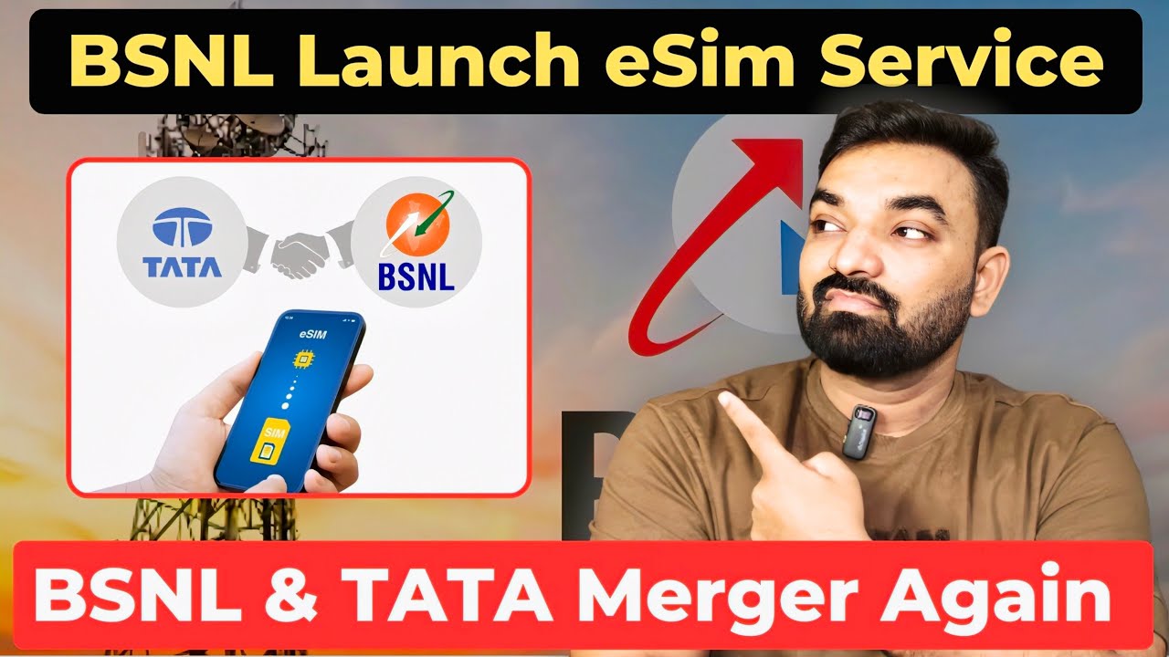 BSNL Launch eSim Service Pan India | Bsnl and Tata Merger #bsnl #bsnl4g ...