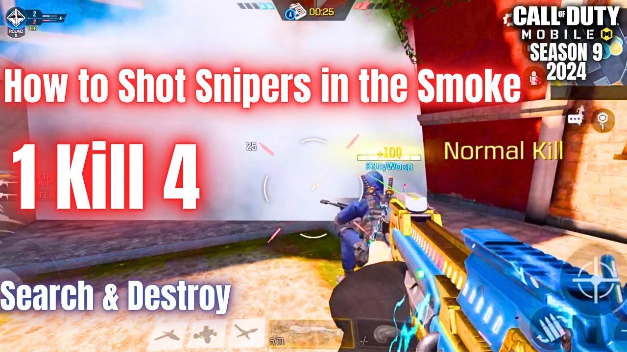 How to Shot Snipers in the Smoke in CODM Gameplay #codm #決勝時刻m # ...