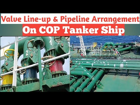Valve Line-up During Loading On COP Tanker Ship | Cargo Pipeline System ...