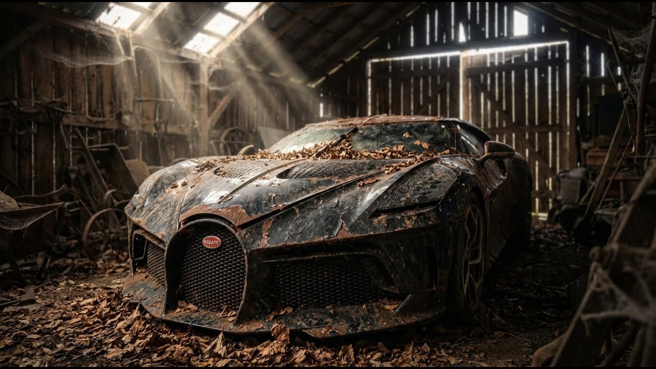 ASMR Car Restoration Bugatti La Voiture Noire of Bugatti Forgotten in ...