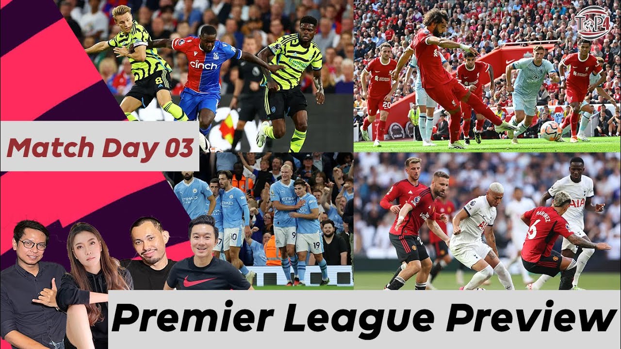 Premier League Preview : Match Day 3 : หงส์แดงศึกหนักบุกเบือนสาลิกา ...