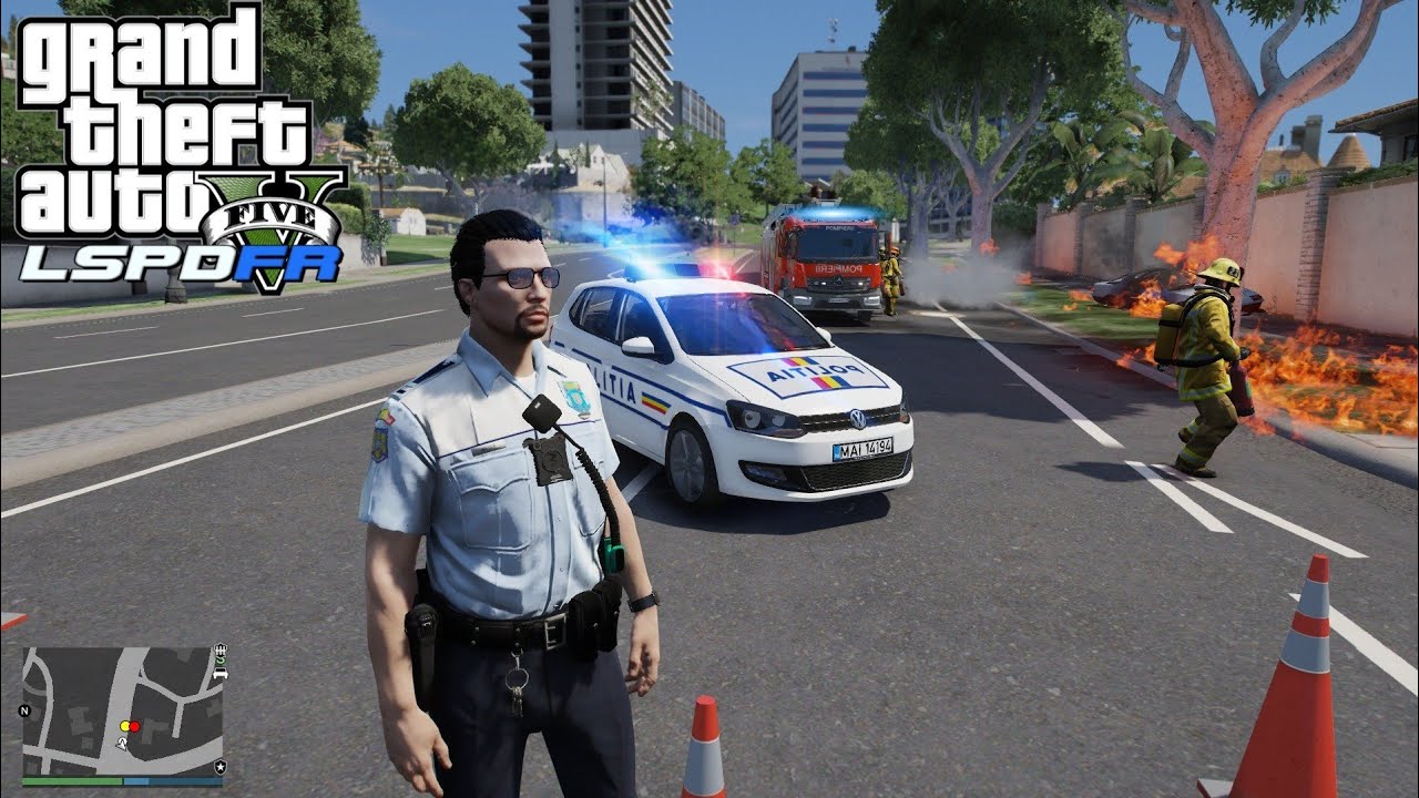 INCENDIU | POLITIA ROMANA | GTA 5 | LSPDFR | ROMANIA | Ep.12 | 4K 60fps ...