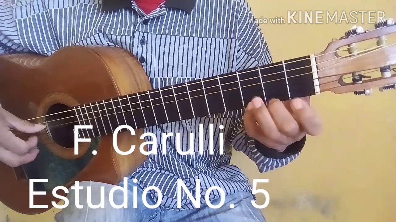 F. Carulli. Estudio No. 5 (andantino) - YouTube
