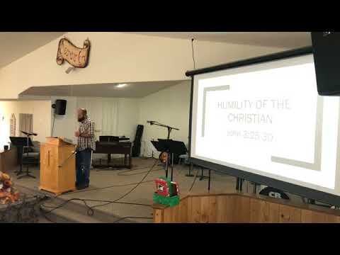"Humility Of The Christian" John 3:25-30 - YouTube