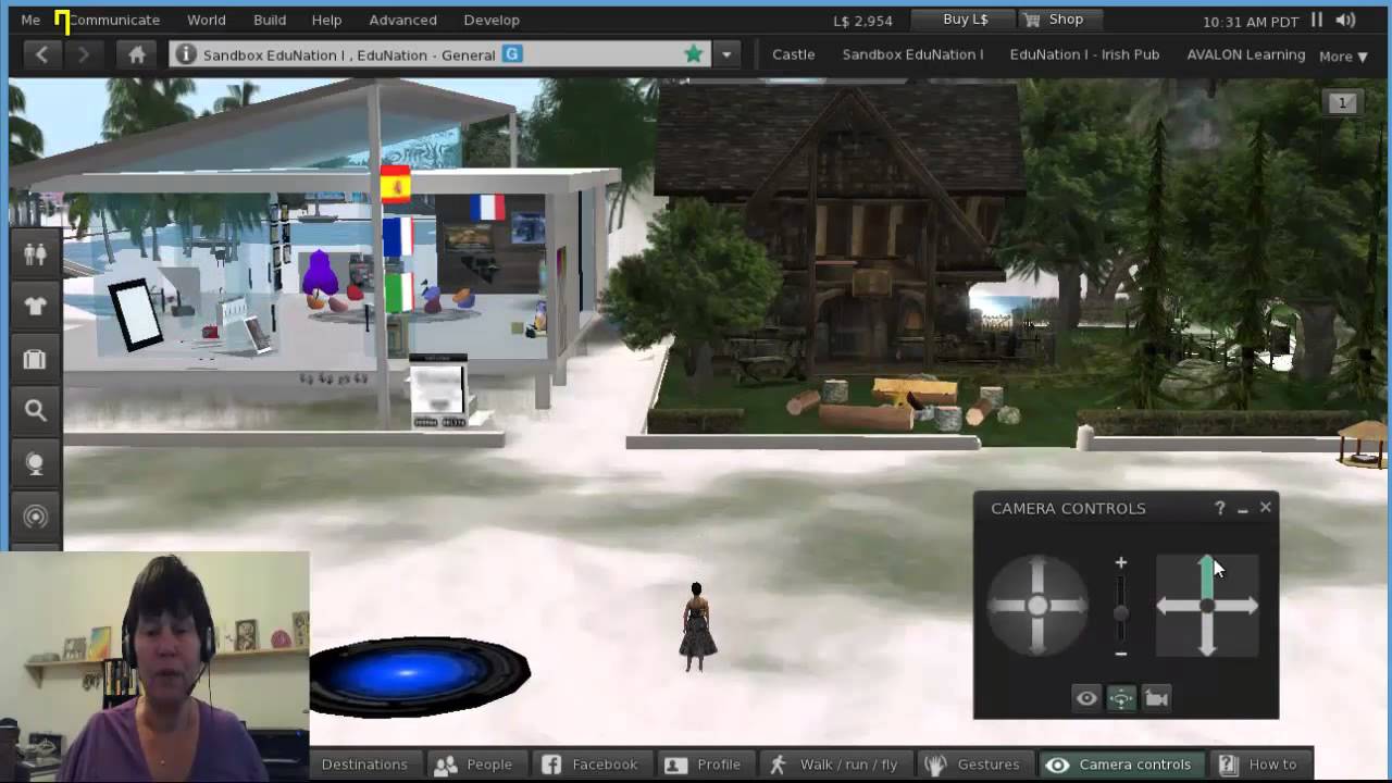 Controlling the camera in SL - YouTube