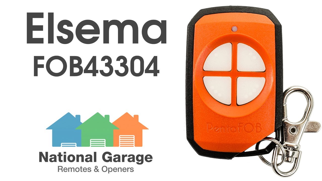 Elsema FOB43304 Garage Remote Control Video Description - YouTube