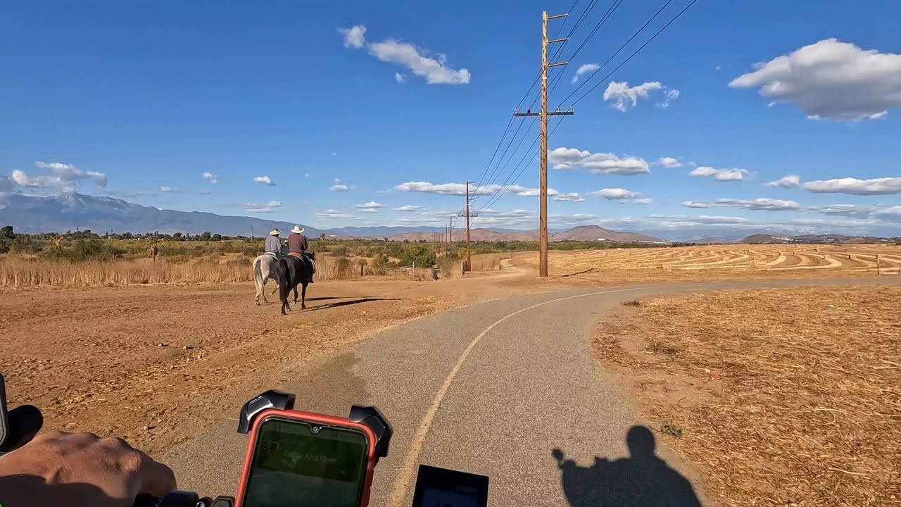 Santa Ana River Trail in Riverside - YouTube