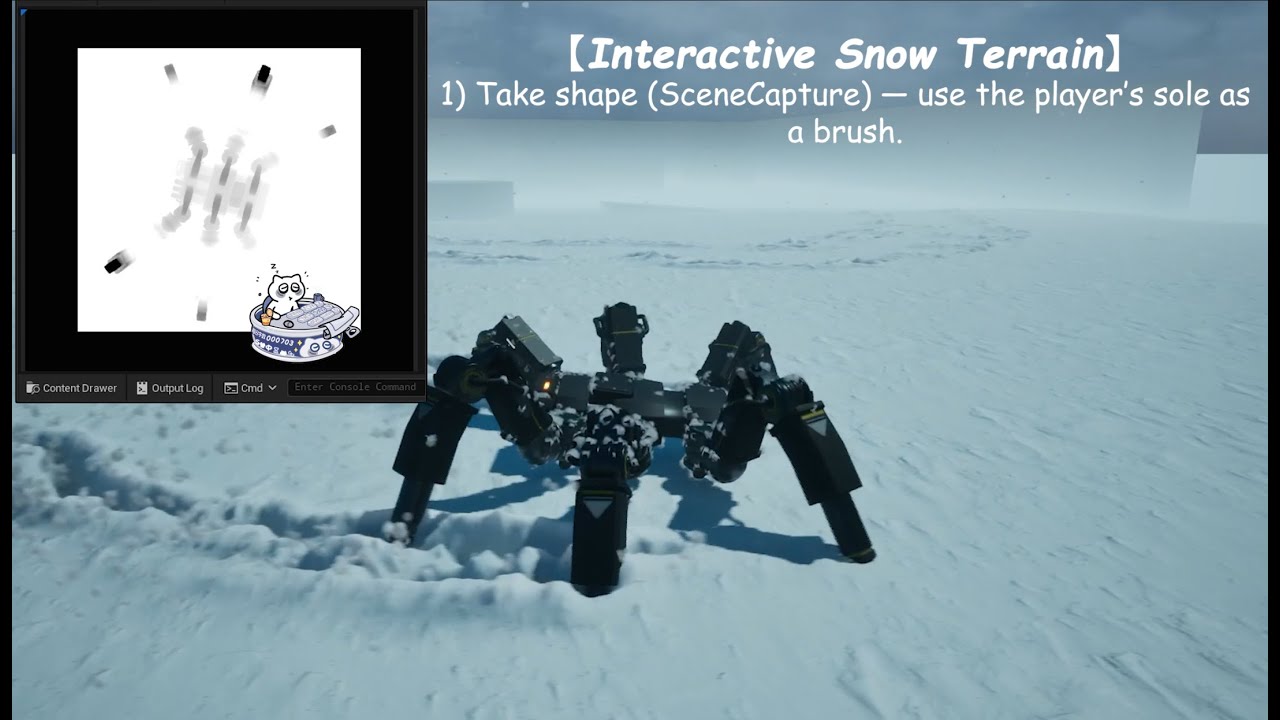 Interactive Snow World | UE5 Technical Art Breakdown 2.0 - YouTube