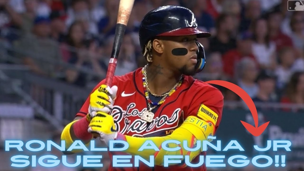 Ronald Acuña Jr Sigue en FUEGO, Resumen Braves vs Cubs 28 sept - YouTube