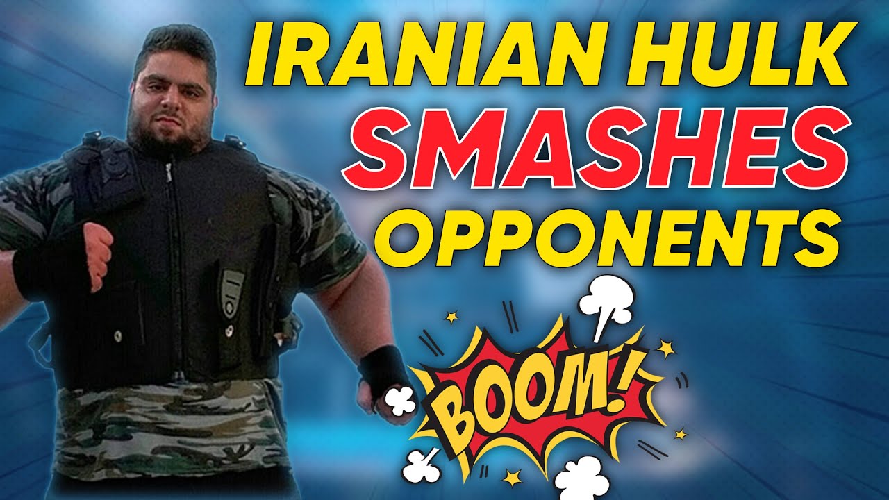 Iranian hulk smashes opponents one by one | Boxing training - YouTube