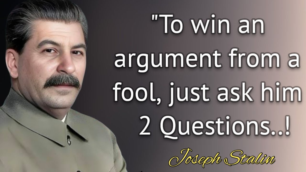 Joseph Stalin quotes On People || Joseph Stalin Quotes || Author Quotes ...
