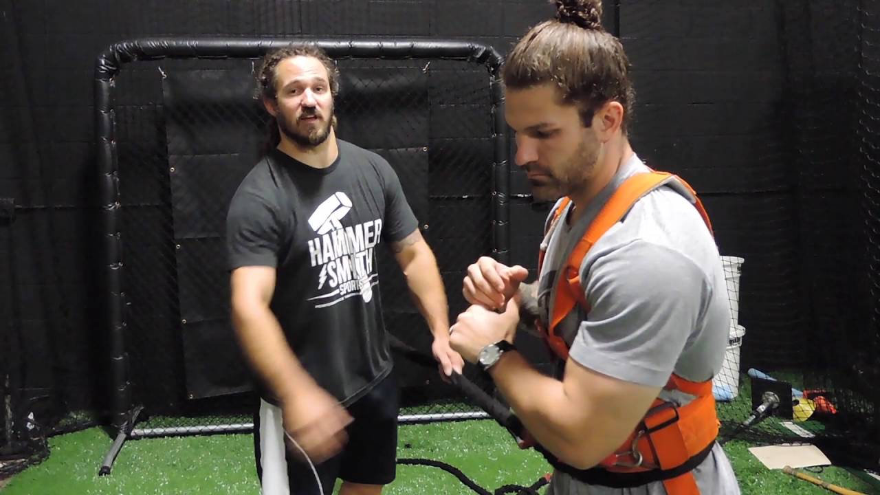 Increase Bat Speed - Hammer Harness Baseball Swing Training - YouTube