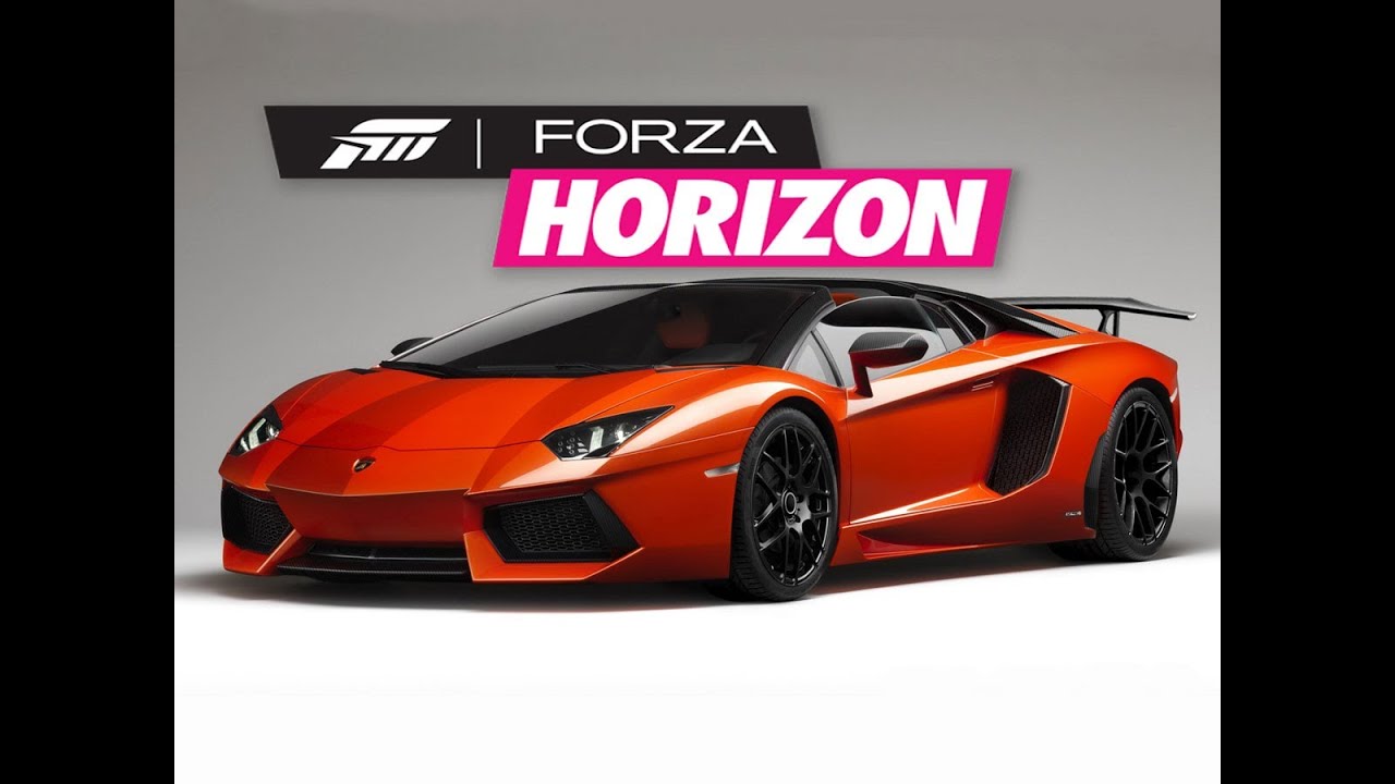 forza horizon lamborghini aventador - YouTube