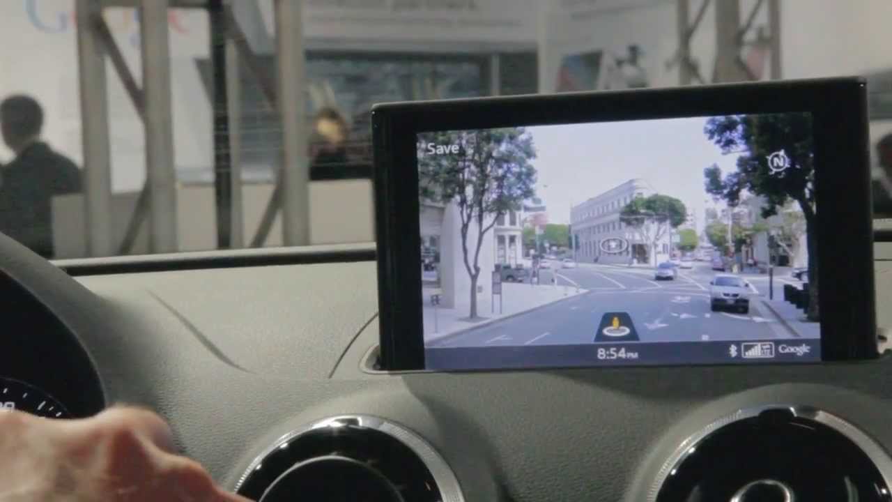 2015 Audi A3 MMI Navigation finding your destination w/ Google Earth ...