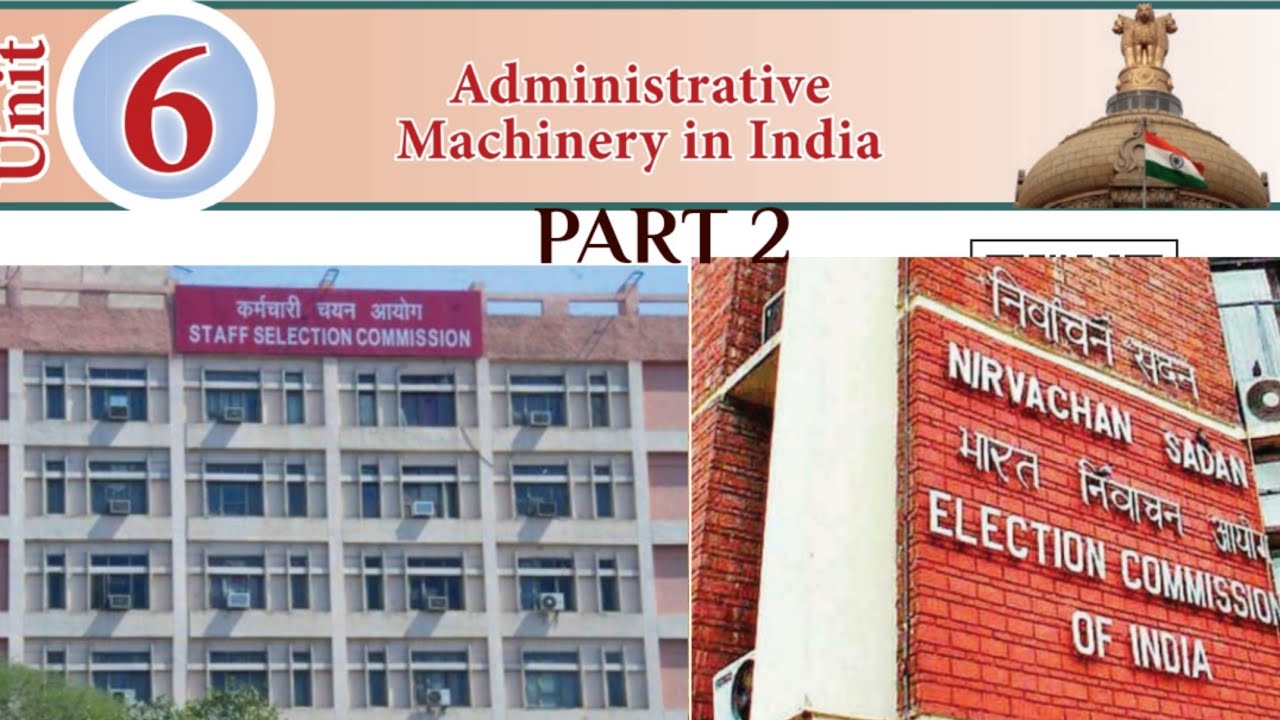 12 th Newbook POLITICAL SCIENCE " ADMINISTRATIVE MACHINERY IN INDIA ...