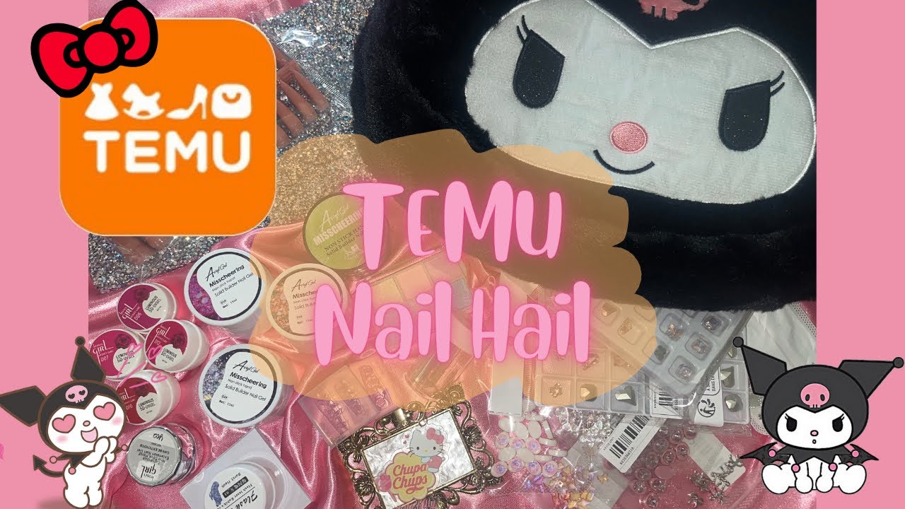 TEMU Nail Haul | Affordable Nail Charms and Accessories - YouTube