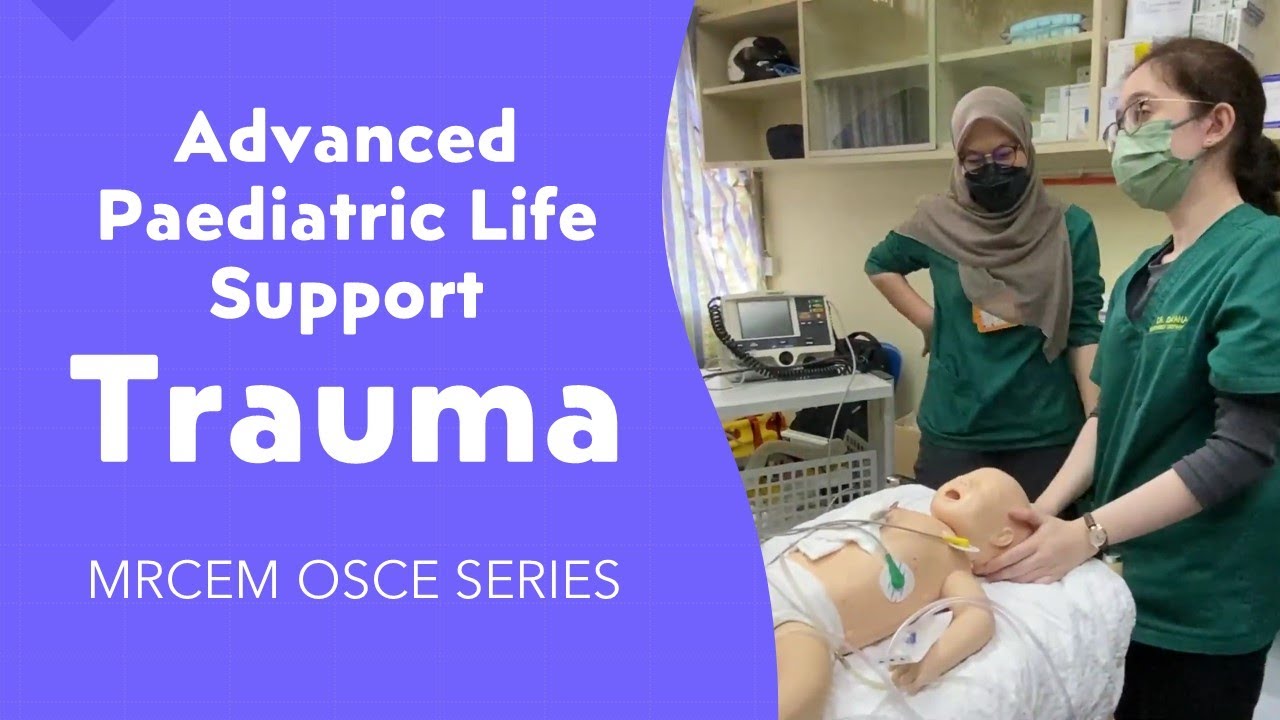 MRCEM OSCE 003 - APLS Trauma - YouTube