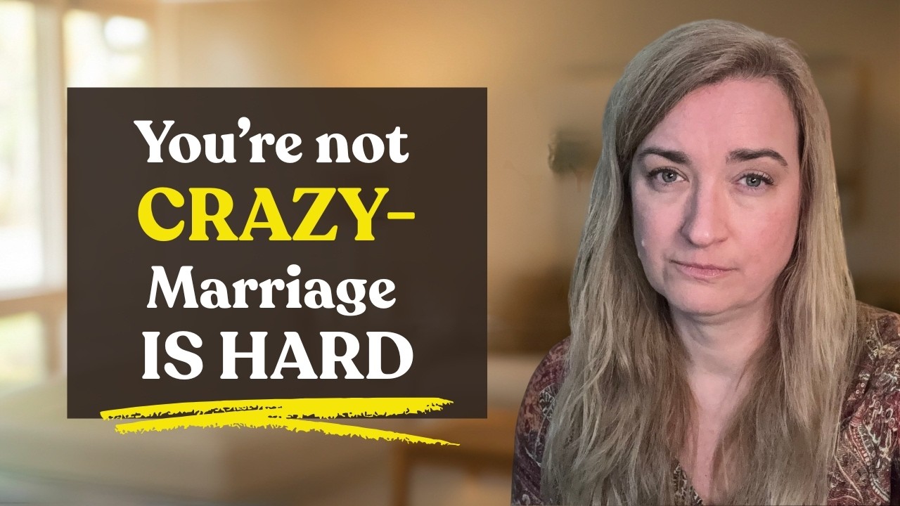 When Marriage Is Harder Than You Expected - Real Reason Why - YouTube