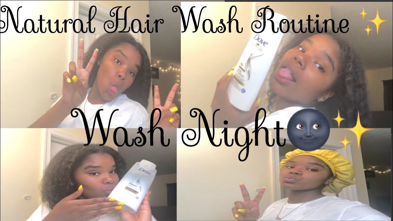 Wash Night //Hair Routine - YouTube