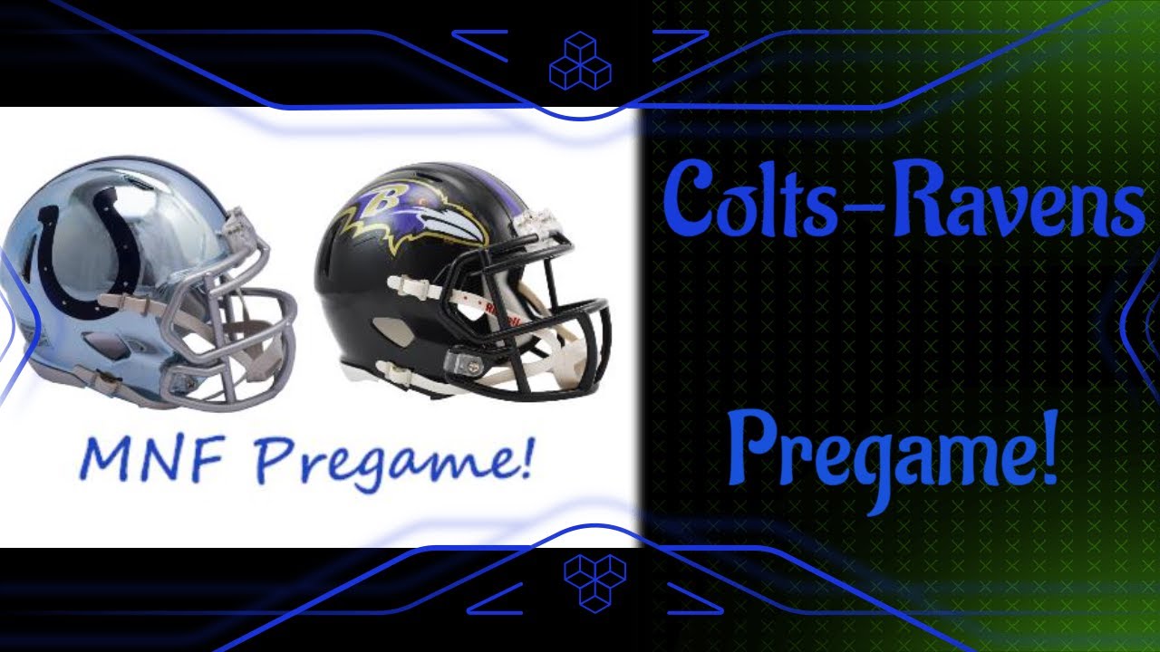 MNF Colts at Ravens Pregame Show. - YouTube