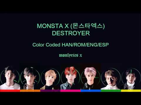 MONSTA X (몬스타엑스) - DESTROYER (Color Coded Han/Rom/Eng/Esp Lyrics)