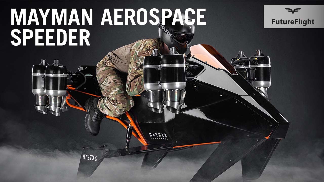 This VTOL Turbojet Speeder Bike from Mayman Aerospace Could be Used by ...