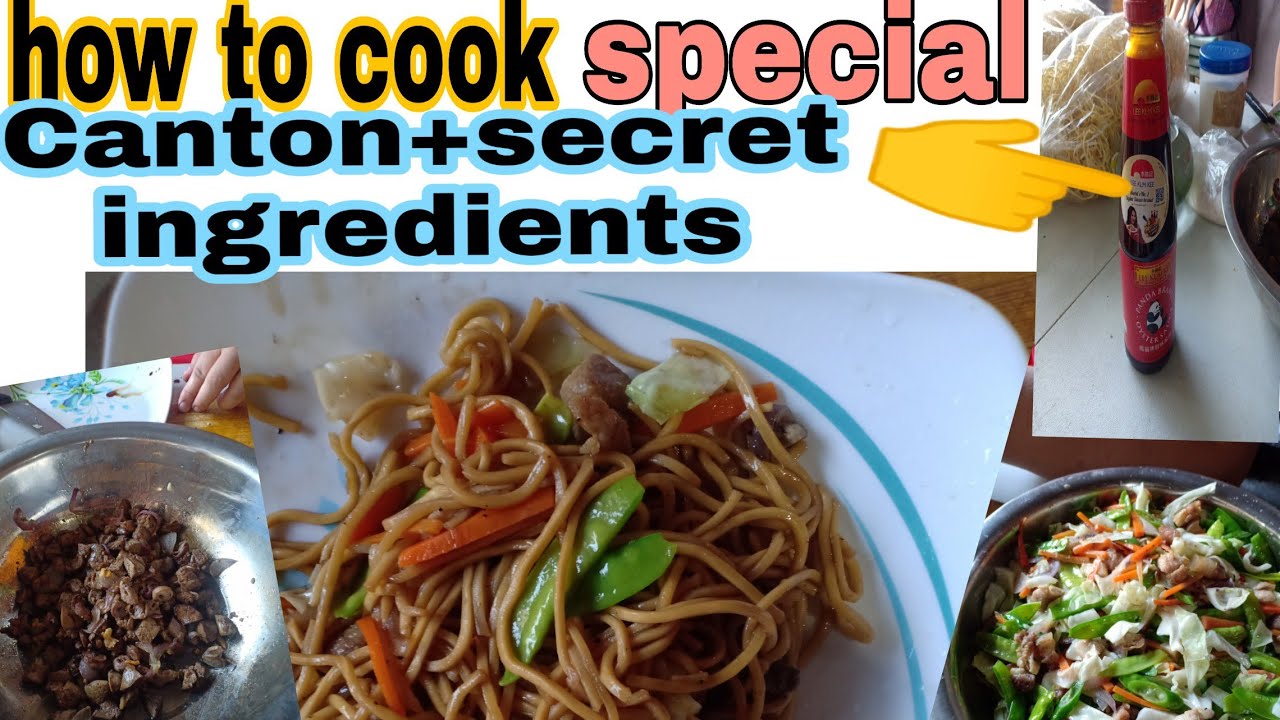 How to cook Special Canton+secret ingredients - YouTube