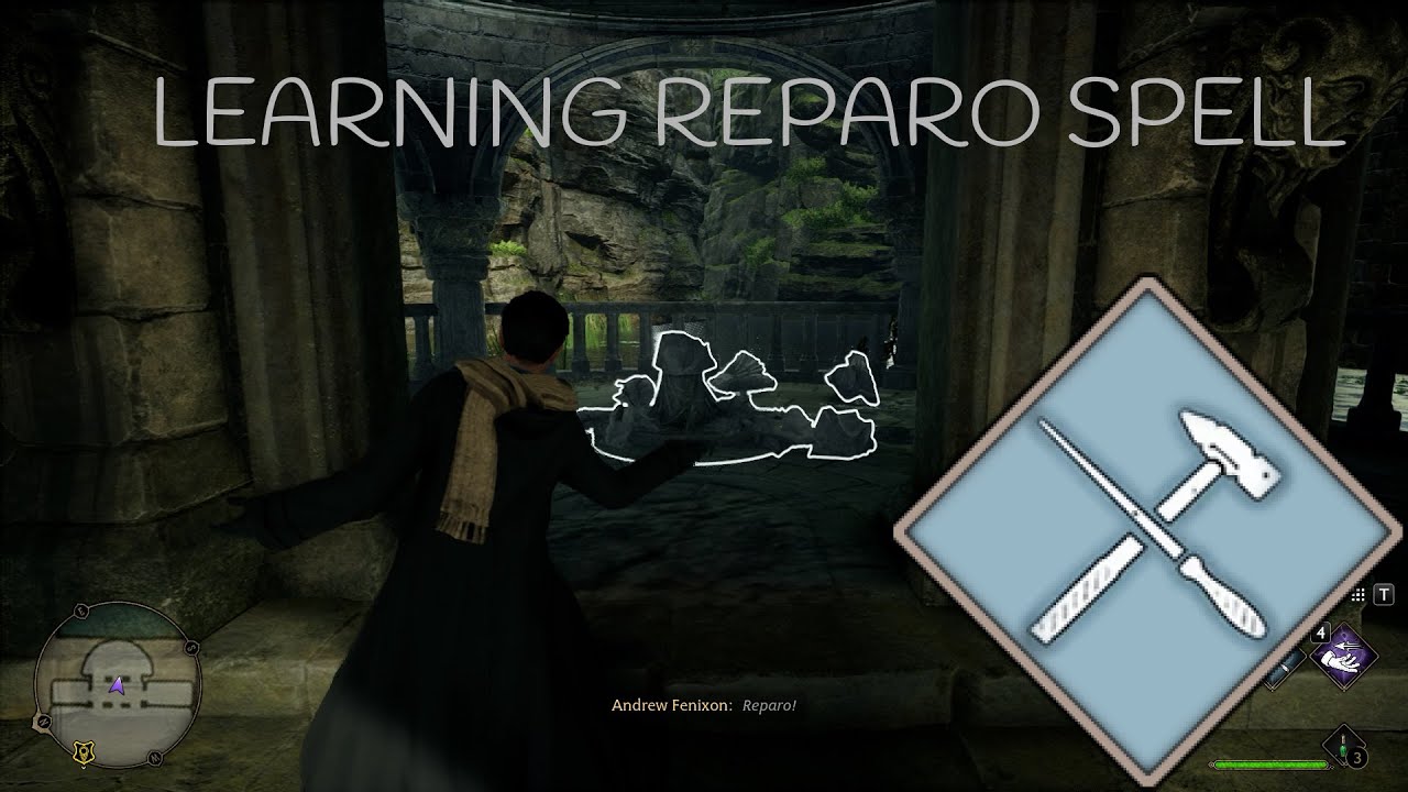Hogwarts Legacy - Reparo | Learn the reparo spell - YouTube