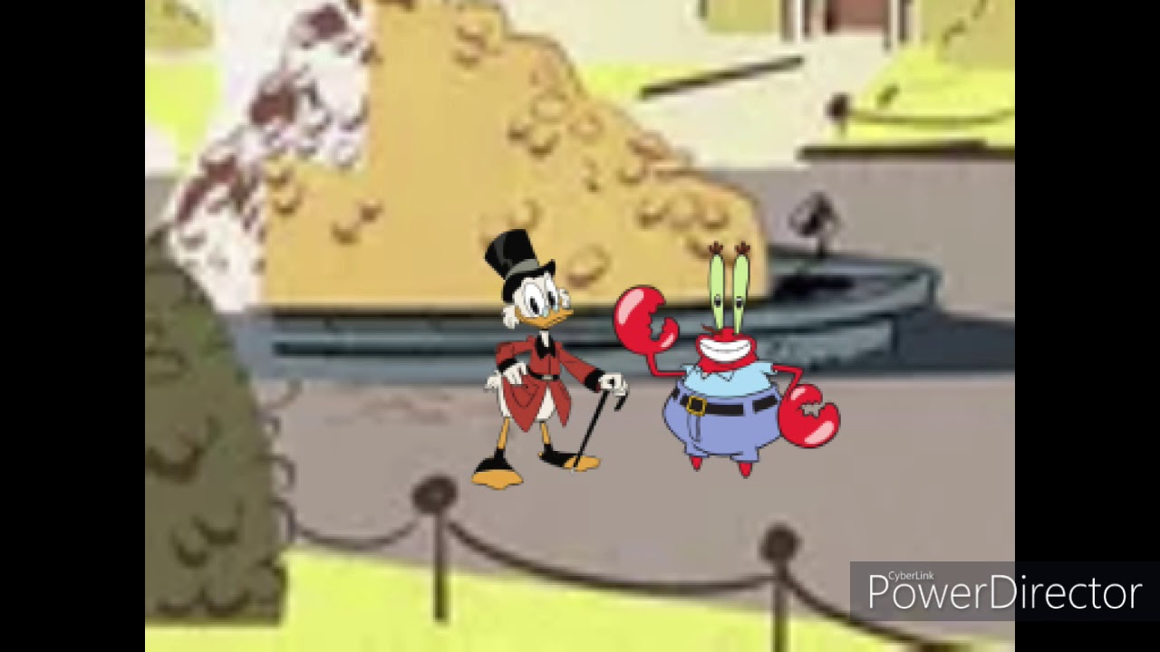 Scrooge McDuck Meets Mr. Krabs - YouTube