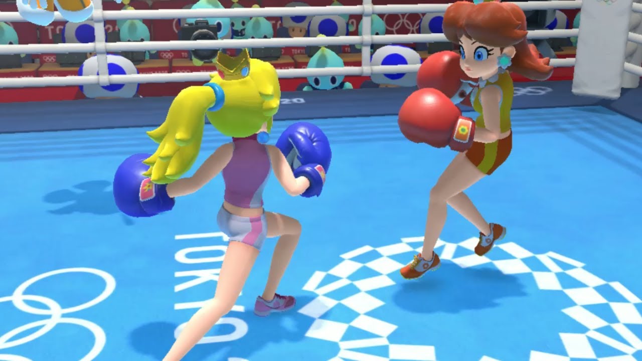 Mario & Sonic At The Olympic Games Tokyo 2020 Peach & Bowser ( Boxing ...