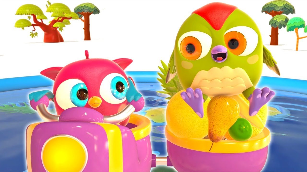 Kids Learn Fruit with @HopHoptheOwl : Educational Cartoons for Babies ...