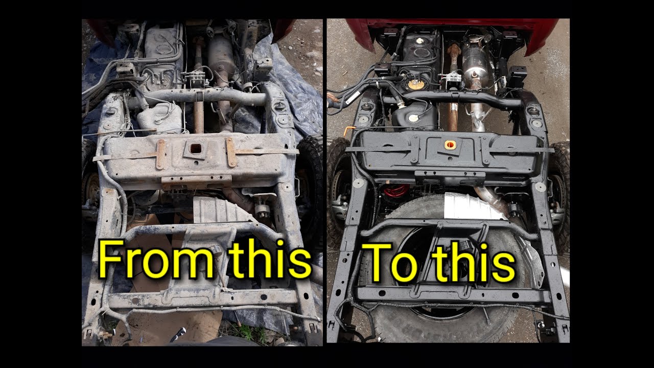 Restoring a Truck frame RAM build pt.4 - YouTube