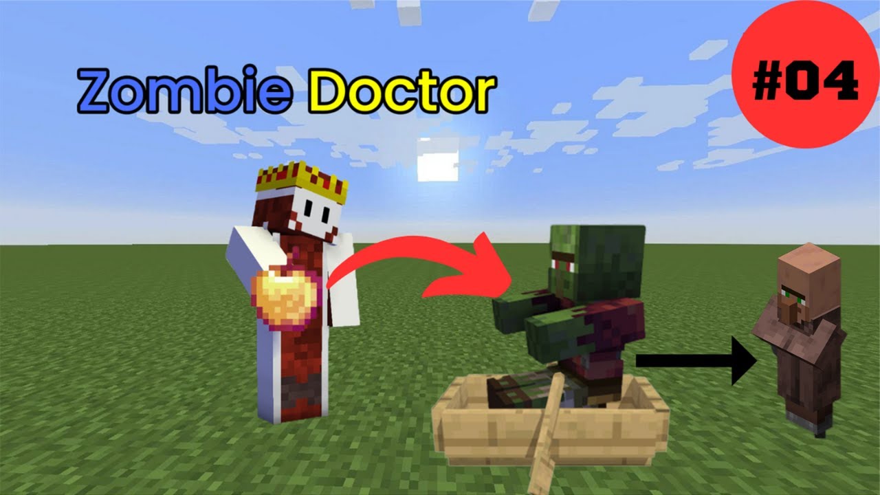 I BECOME ZOMBIE DOCTOR IN MINECRAFT SURVIVAL SERIES😍🔥 #04 l#minecraft # ...