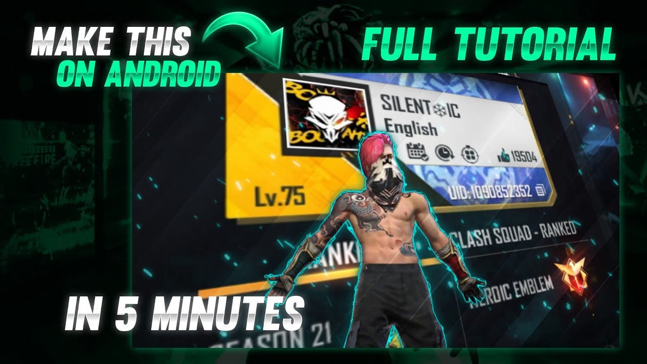 How to make thumbnail like colonel || ruok || free fire thumbnail ...