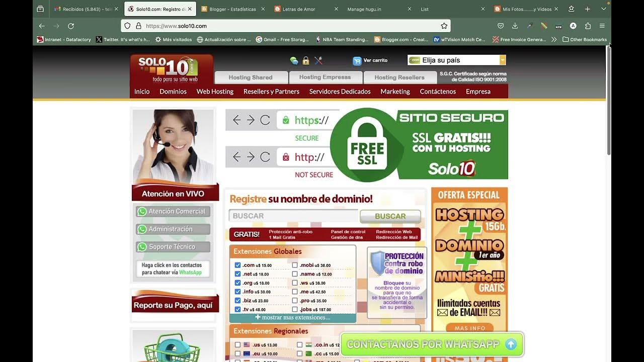 Como configurar tu dominio propio en Blogger, tutorial 2024 para solo10.com - YouTube