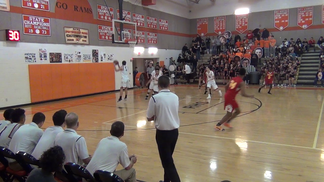 Rockville Rams vs. Wheaton Knights Varsity Boys' Basketball--February ...