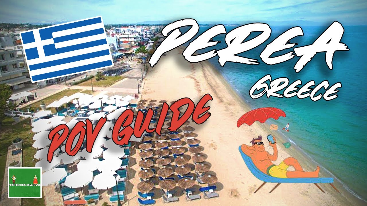 4K Exploring beautiful PERAIA, Thessaloniki, Greece *THE HIDDEN BALKANS ...