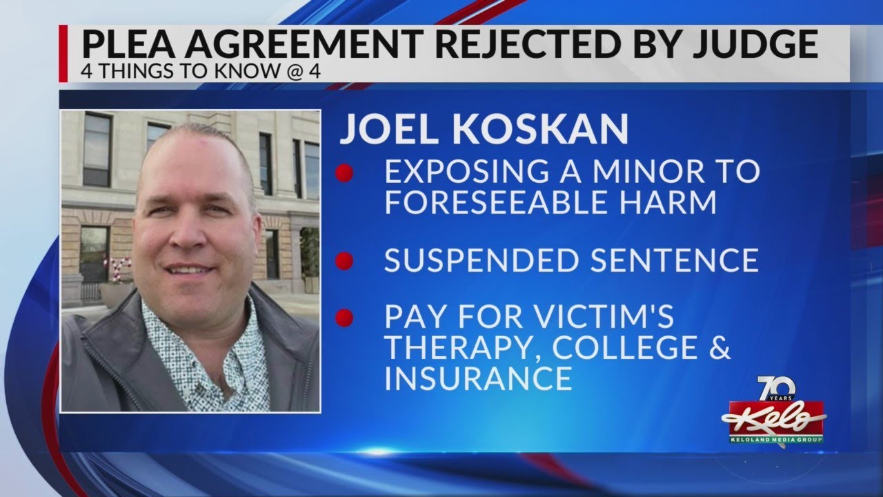Joel Koskan's plea agreement rejected by judge - YouTube