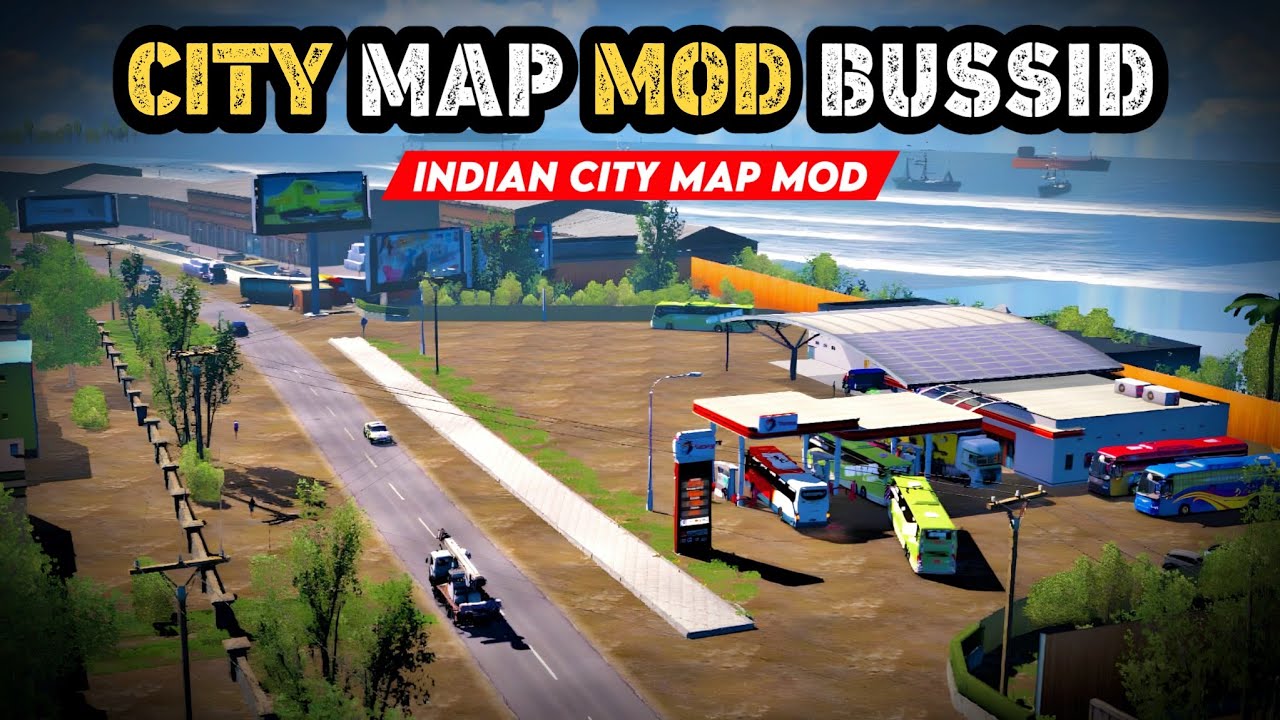 INDIAN CITY MAP MOD For Bus Simulator Indonesia || Bussid V3.7.1 ...