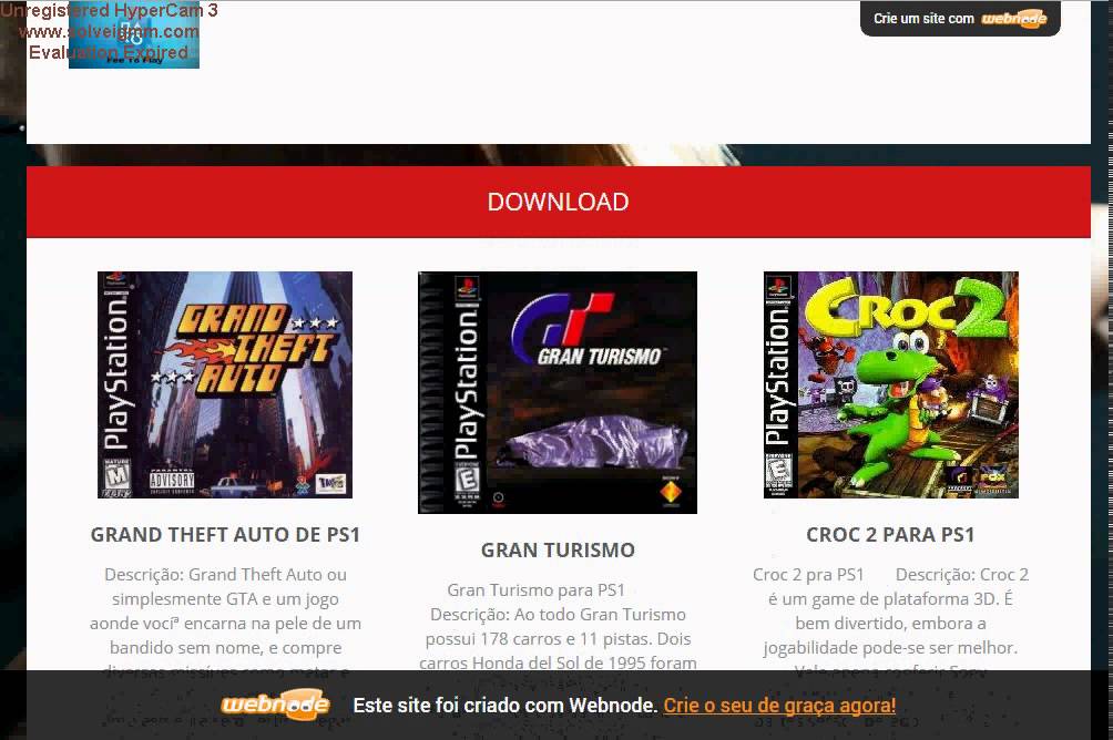 Faça download grátis de Rom e ISO de PS1 PS2 SNES Mega Draver - YouTube