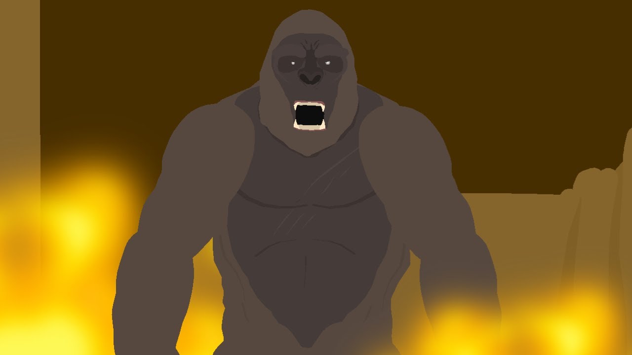 Godzilla X Kong - The New Empire: Kong Vs. Shimo Scene (Stick Nodes ...