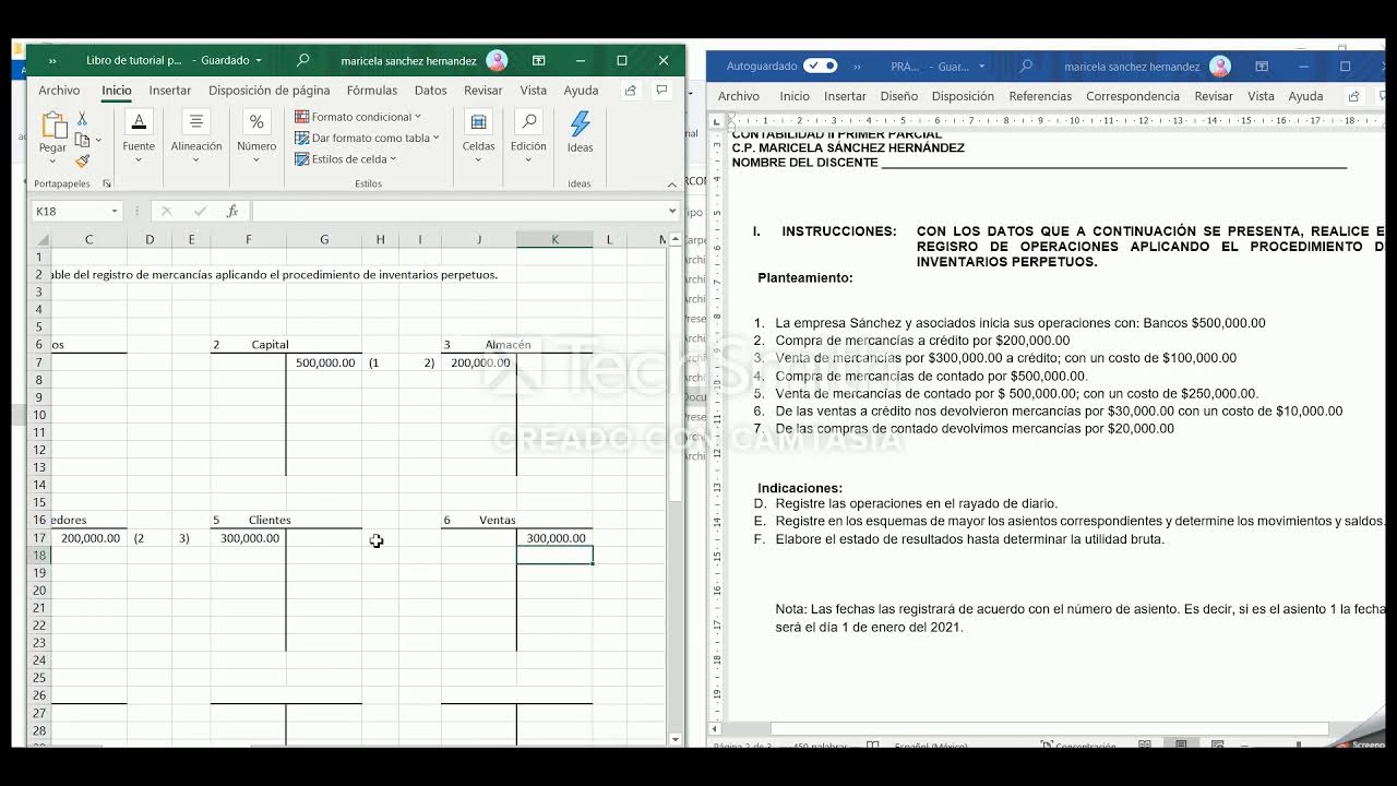 Procedimiento de Inventarios Perpetuos - YouTube
