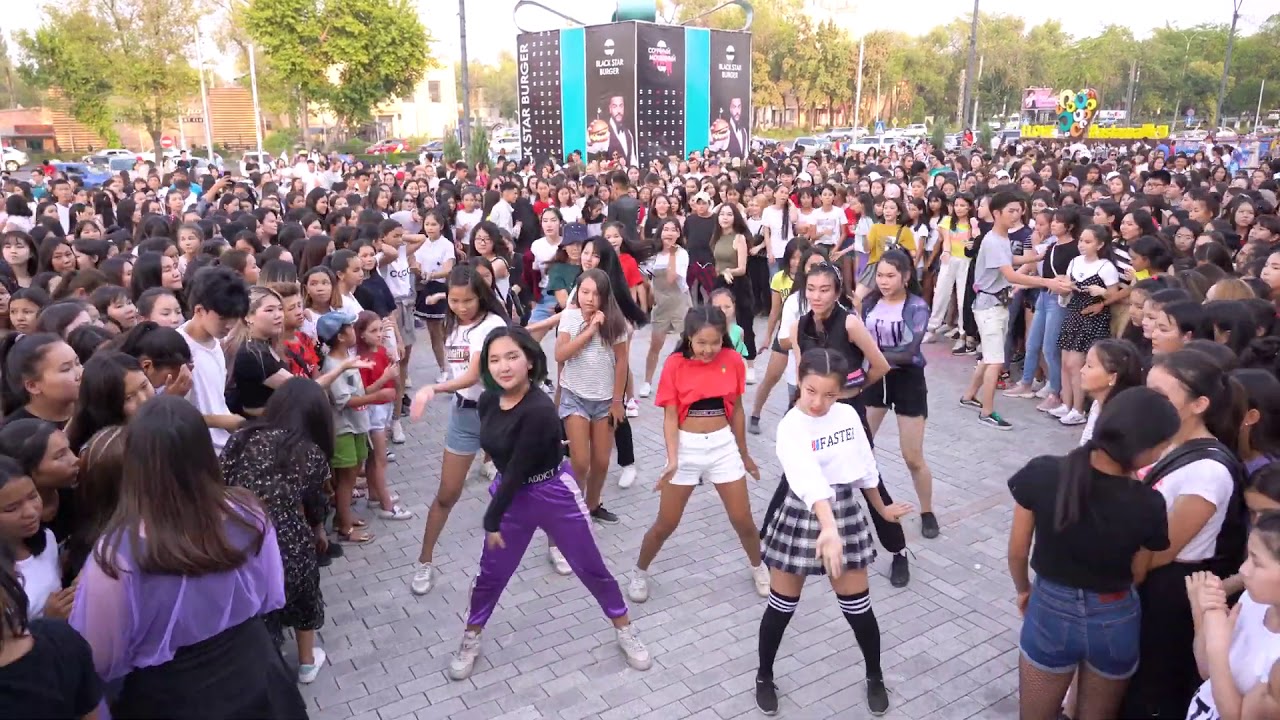 K-pop random dance in Bishkek. From Fam Entertainment. 28.07.19.Open ...