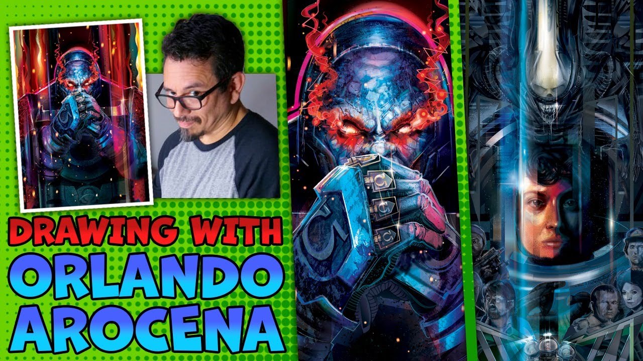 Drawing & Interview with Artist Orlando Arocena! - Ink Tank | Art Print ...