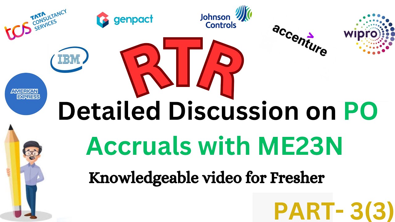 RTR JE Part 3(3) I Record To Report Process I Month End Entries I - YouTube