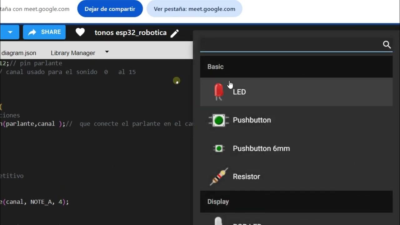 CLASE ROBOTICA ELEMENTAL EN VIRTUAL 5 . GENERACION DE TONOS Y MELODIAS ESP32 CON ARDUINO IDE ...