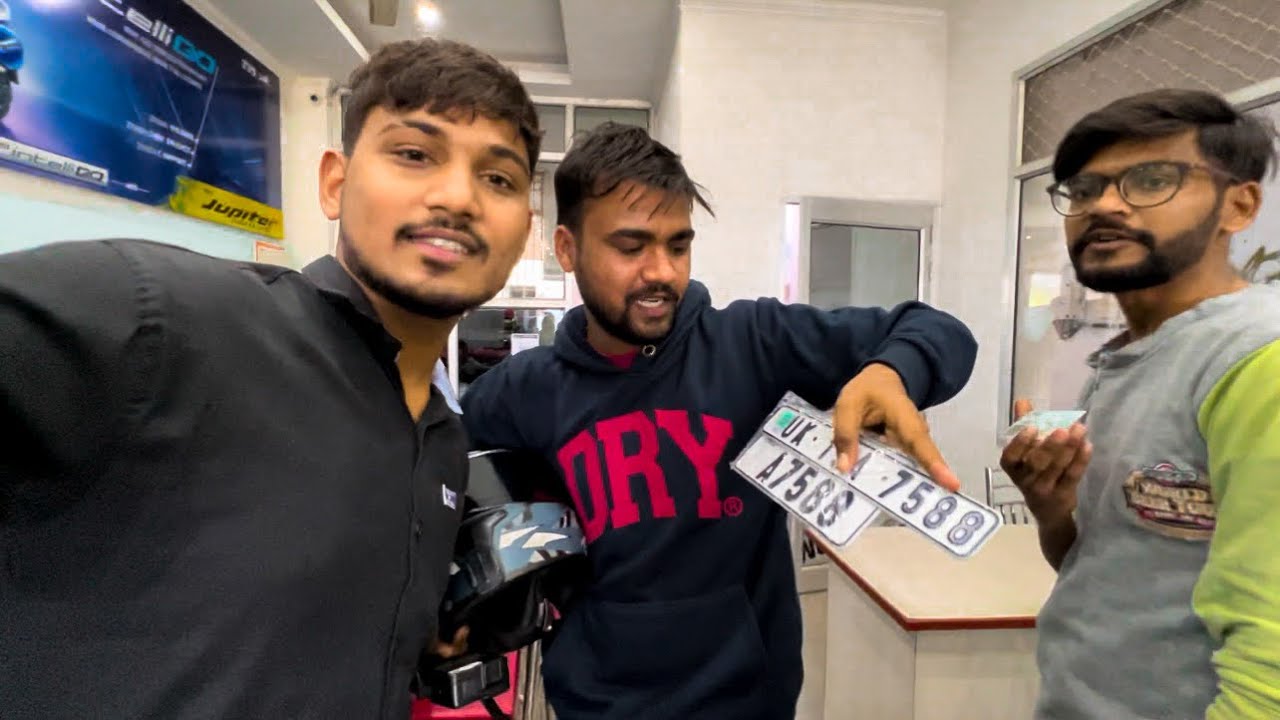 New Bike Ki Number Plate Aagyi YouTube New Bike Ki Number Plate Aagyi YouTube