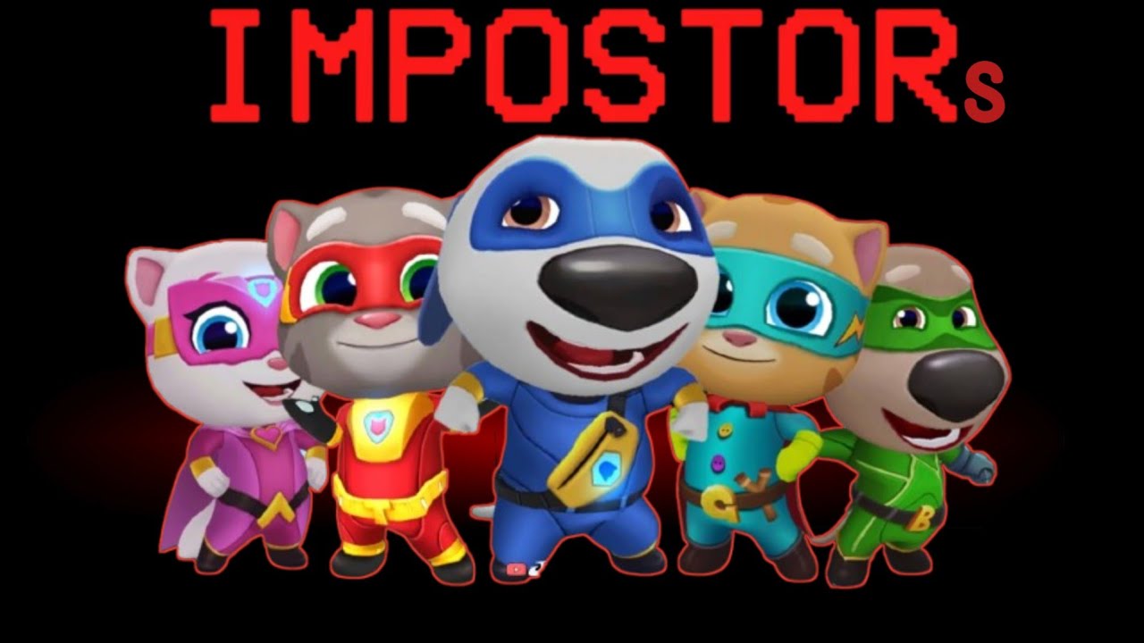 IMPOSTOR 🚀 Battle~ Talking Tom Hero Dash - Among Us Funny - YouTube